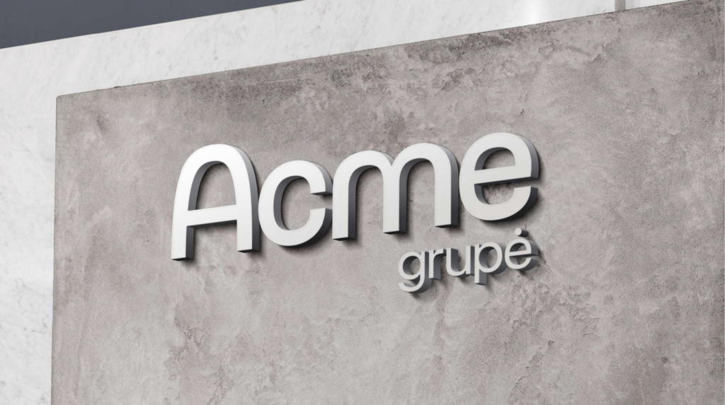 "Acme Grupė" renews its brand image and visual identity - Acme Grupė